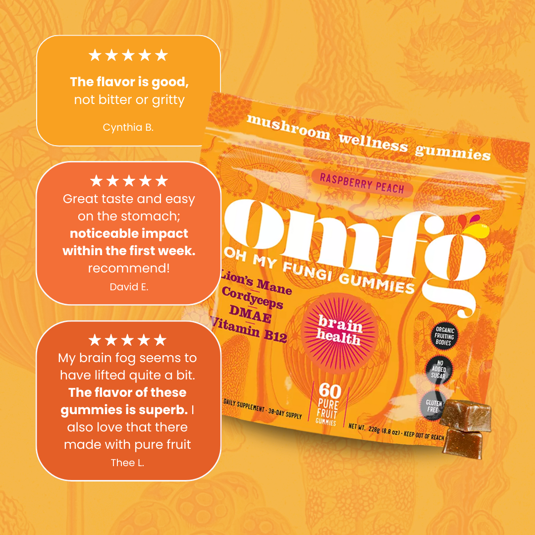 Brain Health Mushroom Gummies | Oh My Fungi Gummies – OMFG Gummies