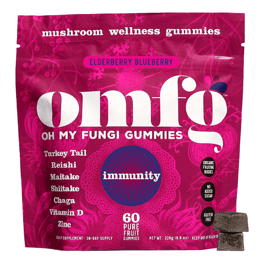 Oh My Fungi Gummies | Functional Mushrooms, Vitamins, & Nootropics ...